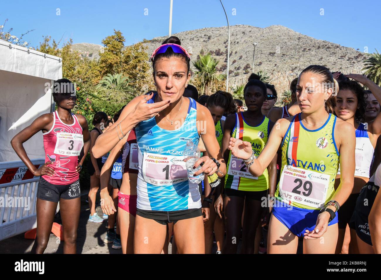 The runner Anna Incerti has competed during the Palermo Conad Coppa ...