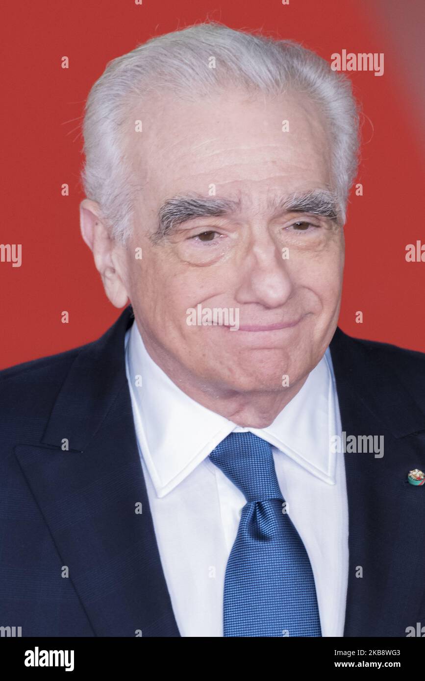 Director Martin Scorsese attends "The Irishman" red carpet during the ...