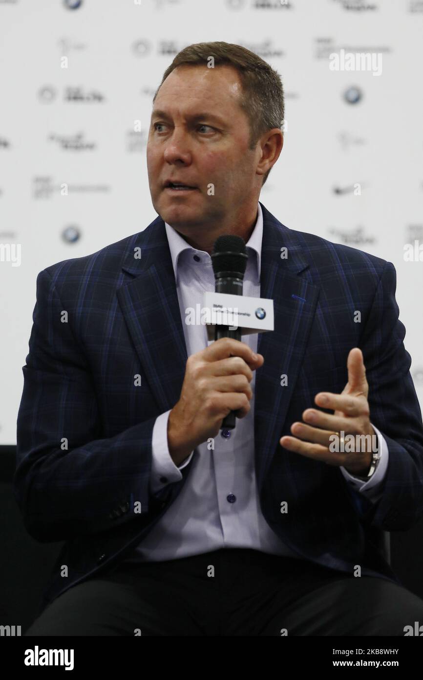 Mike Wan of LPGA Commissioner and Sean Pyun of Chief Business Officer ...