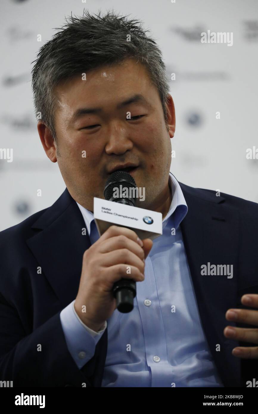 Mike Wan of LPGA Commissioner and Sean Pyun of Chief Business Officer ...