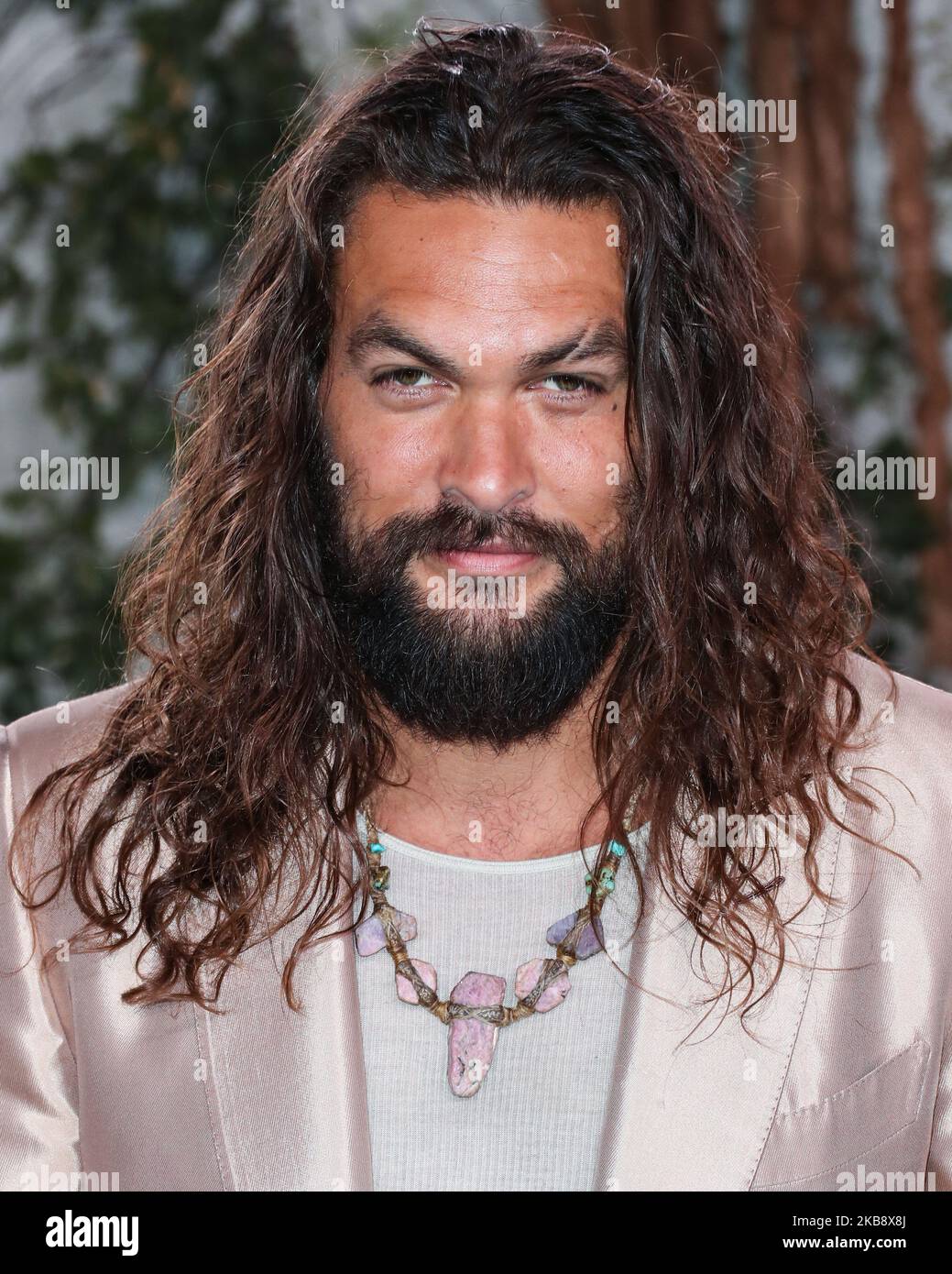 WESTWOOD, LOS ANGELES, CALIFORNIA, USA - OCTOBER 21: Actor Jason Momoa ...