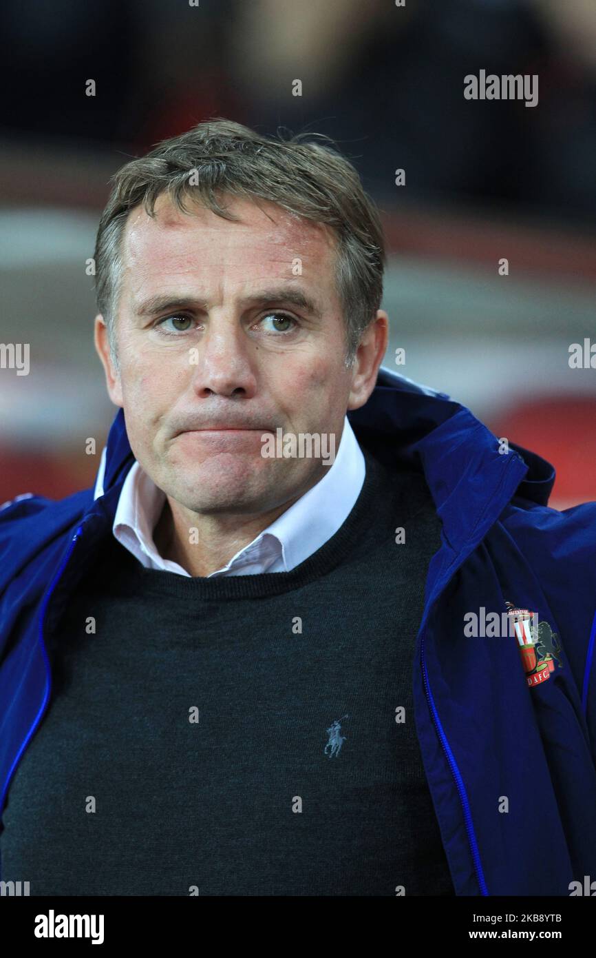 Sunderland cmanager Phil Parkinson during the Sky Bet League 1 match ...
