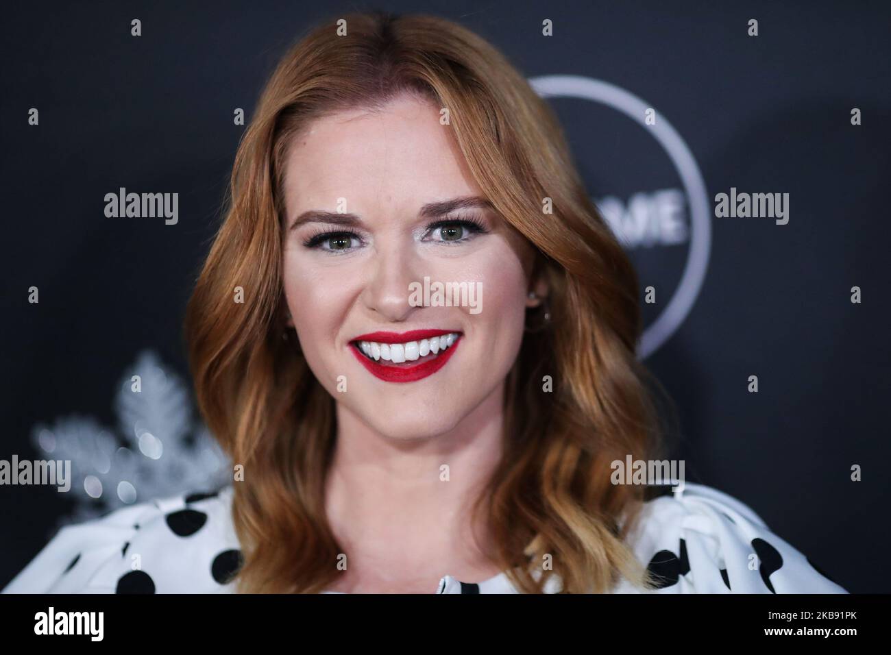 WESTWOOD, LOS ANGELES, CALIFORNIA, USA - OCTOBER 22: Actress Sarah Drew ...