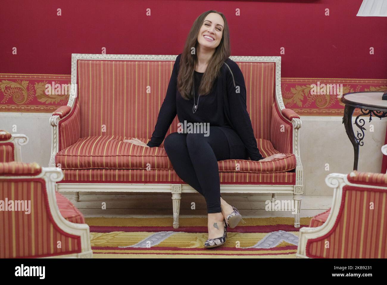 American soprano Brenda Rae poses during the portrait session at the ...