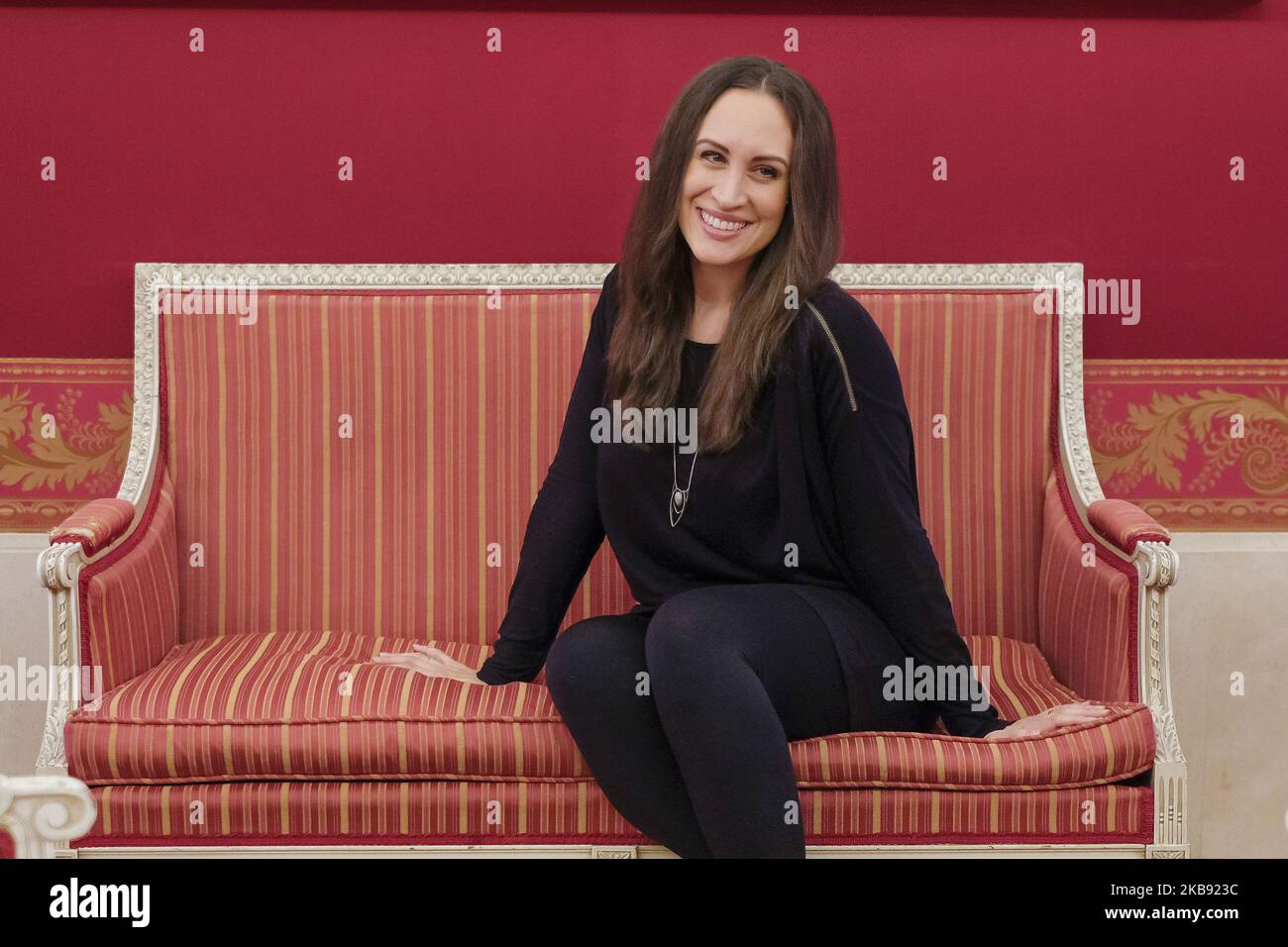 American soprano Brenda Rae poses during the portrait session at the ...