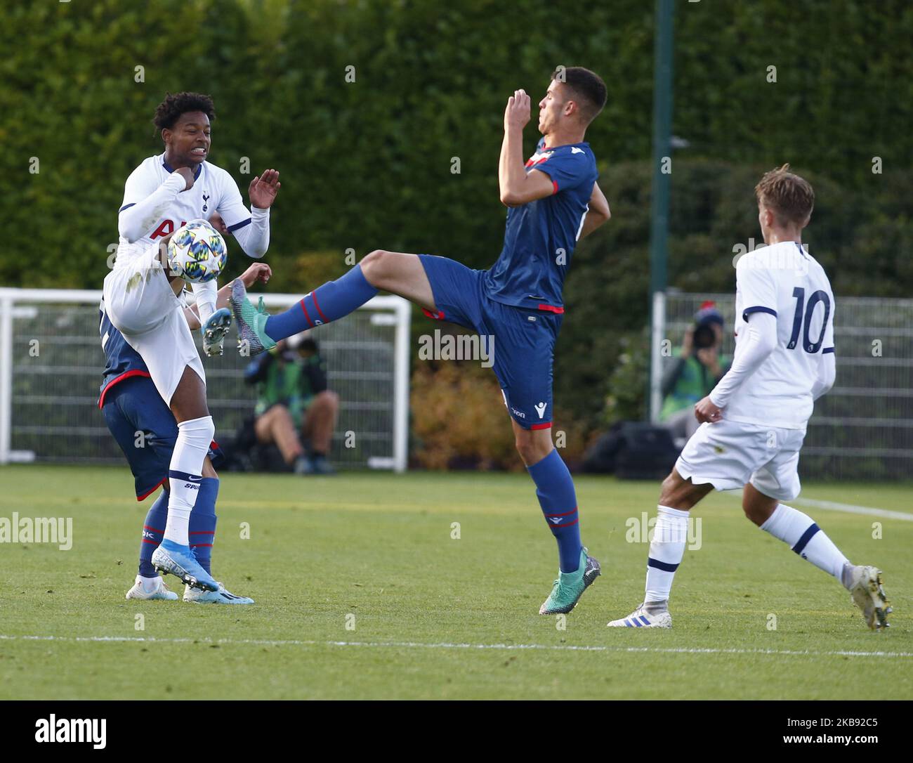 Lloyd Bennett J'Neil of Tottenham Hotspur during UAFA Youth League ...