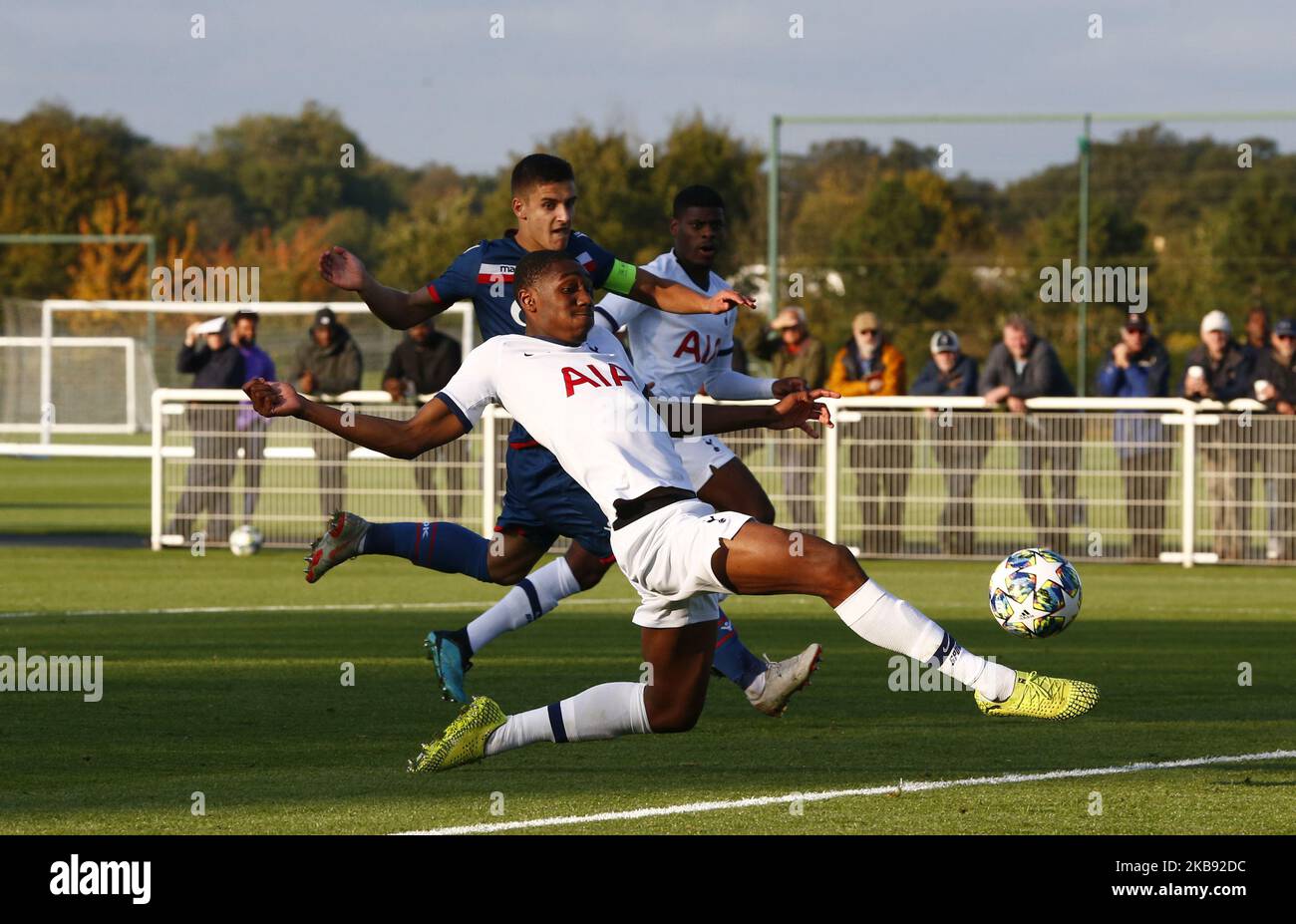 Malachi Fagan-Walcott of Tottenham Hotspur scores a own goal during ...