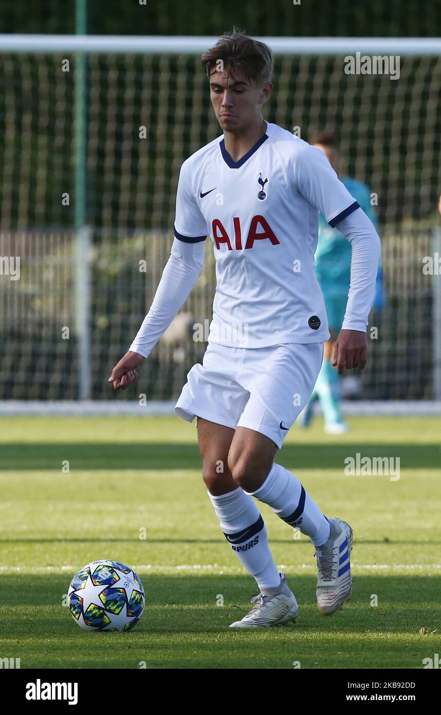 Max Robson of Tottenham Hotspur during UAFA Youth League between ...