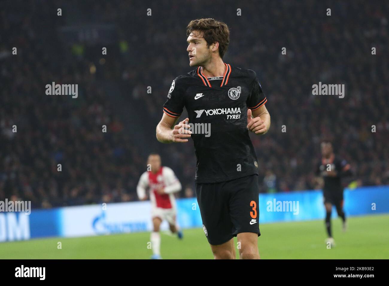 Marcos Alonso (Chelsea FC) pictured during the 2019/20 UEFA Champions ...