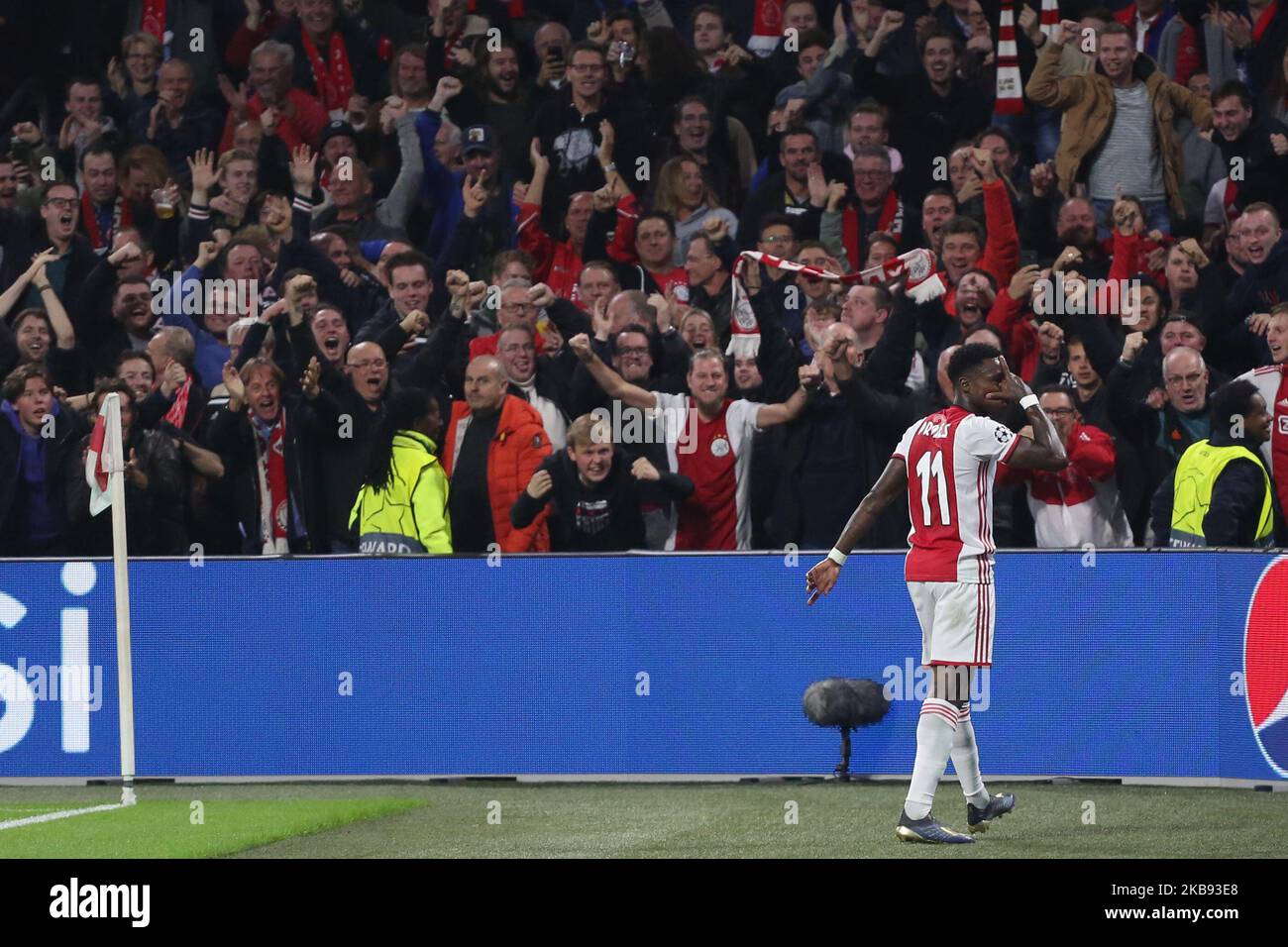 Quincy Promes (Ajax) pictured during the 2019/20 UEFA Champions League ...