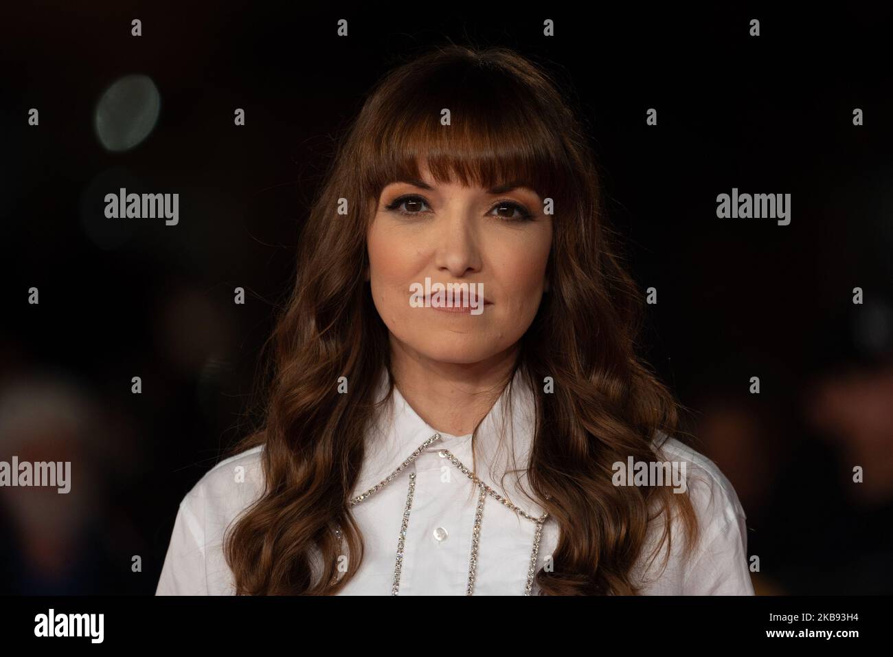 Lorene Scafaria attends the red carpet of the movie "Hustlers" during ...