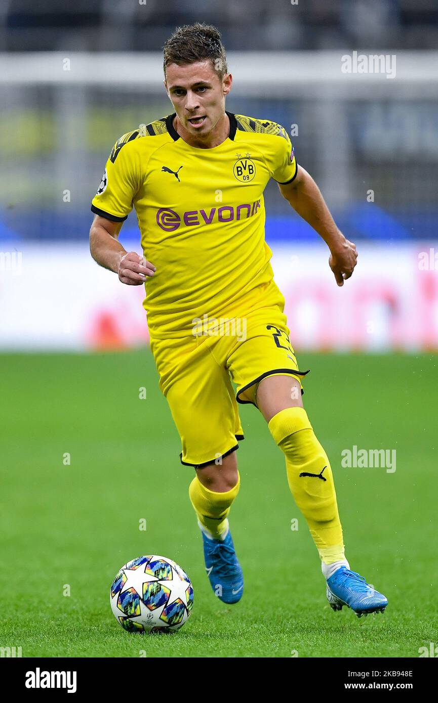 Thorgan Hazard of Borussia Dortmund during the UEFA Champions League ...