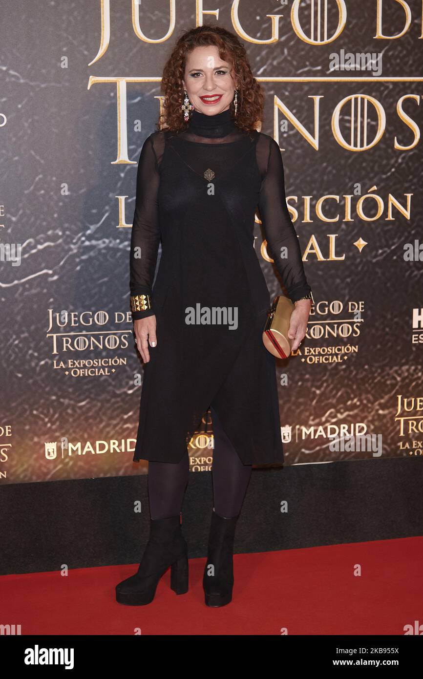 Vicky Larraz attends the 'Game Of Thrones the exhibition' photocall at ...