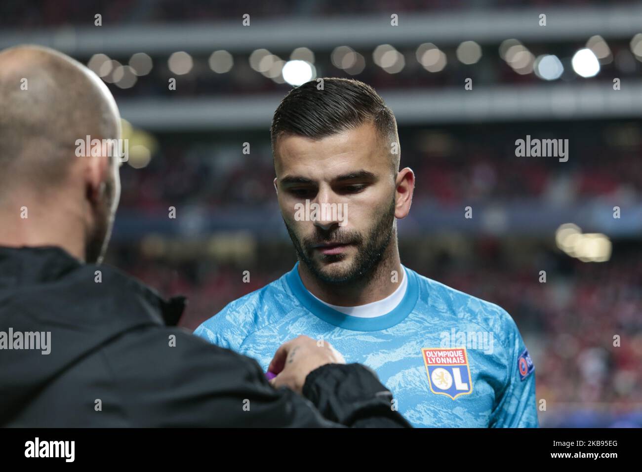 Lyon Goalkeeper Anthony Lopes during the UEFA Champions League Group G ...
