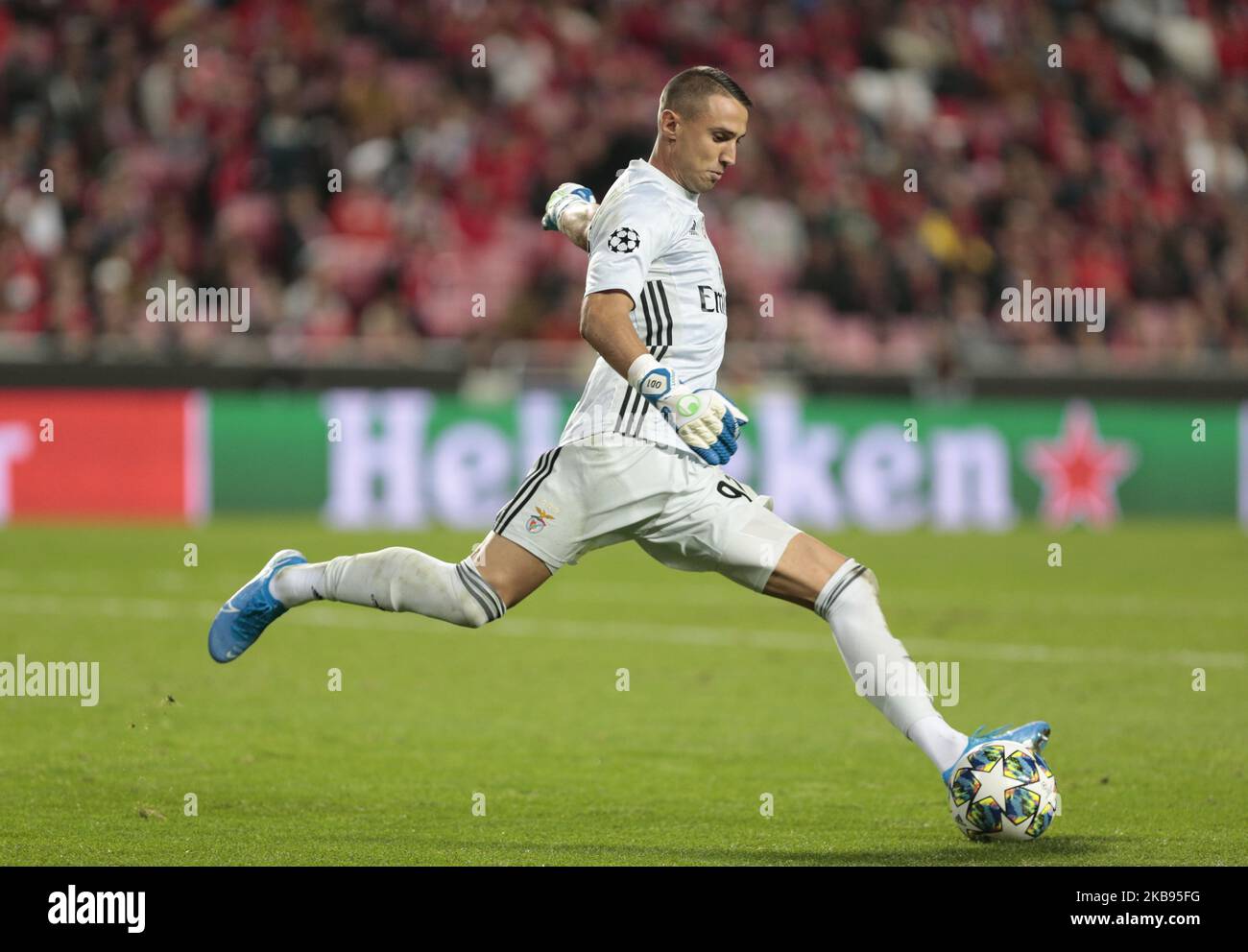Lyon Goalkeeper Anthony Lopes in action during the UEFA Champions ...