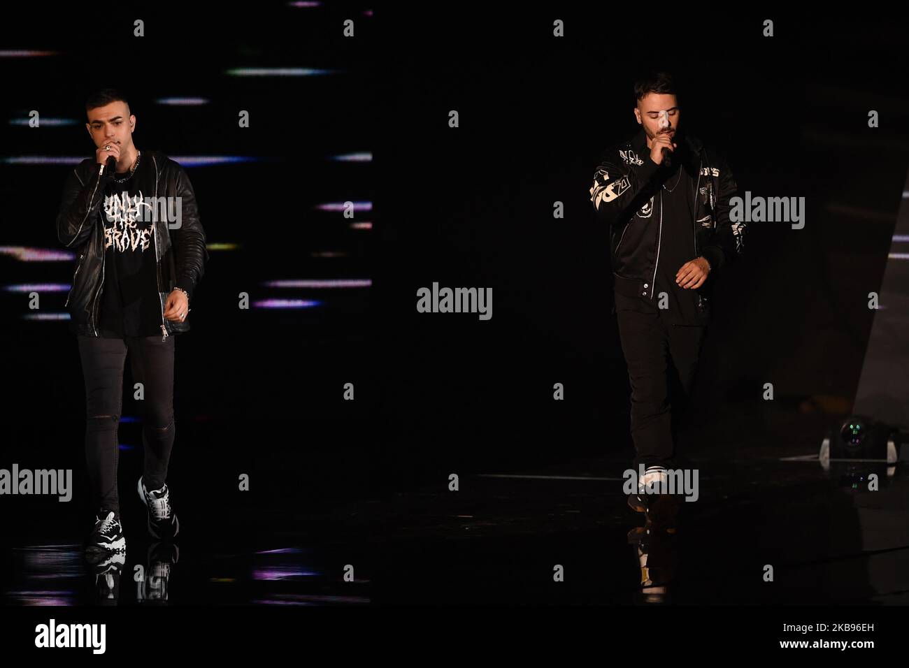 Sierra sing during first live of 13th edition of Italian version of ...