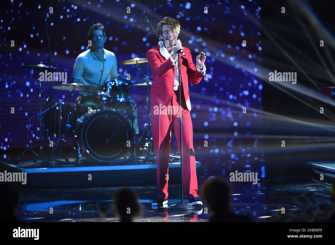 Mika sing during first live of 13th edition of Italian version of ...