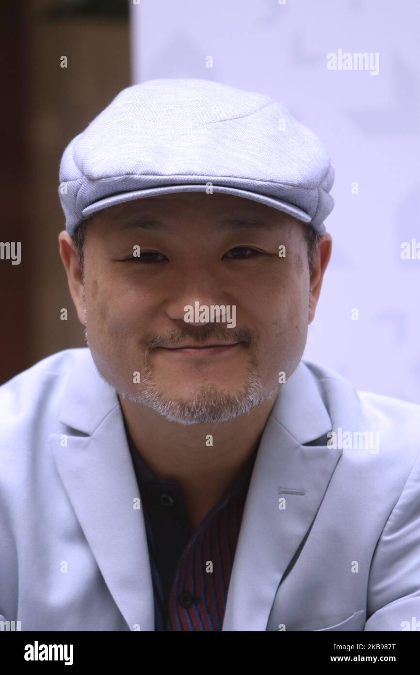 Yuichi Oki member of Tokyo Ska Paradise Orchestra is seen during a press conference to speak ...