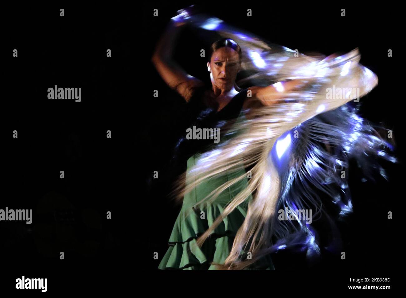 Sara Baras, of 48 years old is a Spanish flamenco dancer and ...