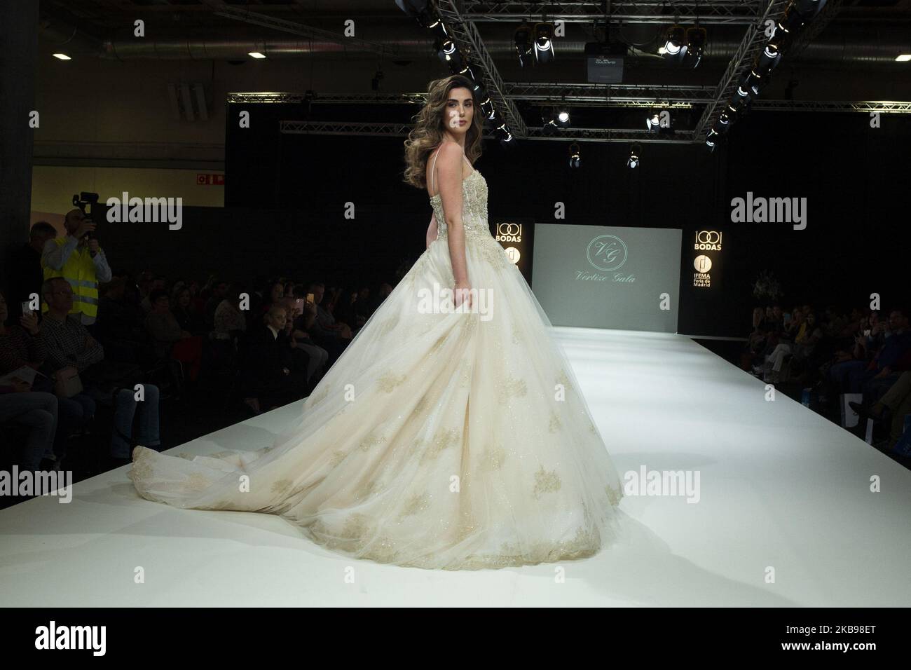 fashion model with Vertize Gala design, during the bridal fashion ...