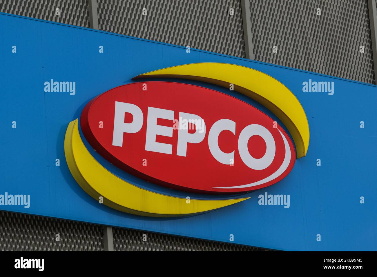 Pepco store logo is seen in Gdansk, Poland on 26 October 2019 on the ...