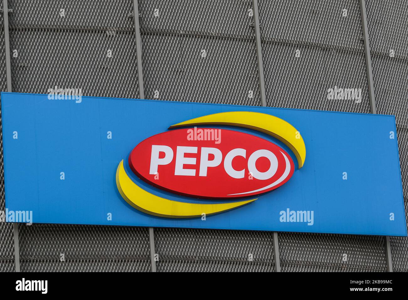 Pepco store logo is seen in Gdansk, Poland on 26 October 2019 on the ...