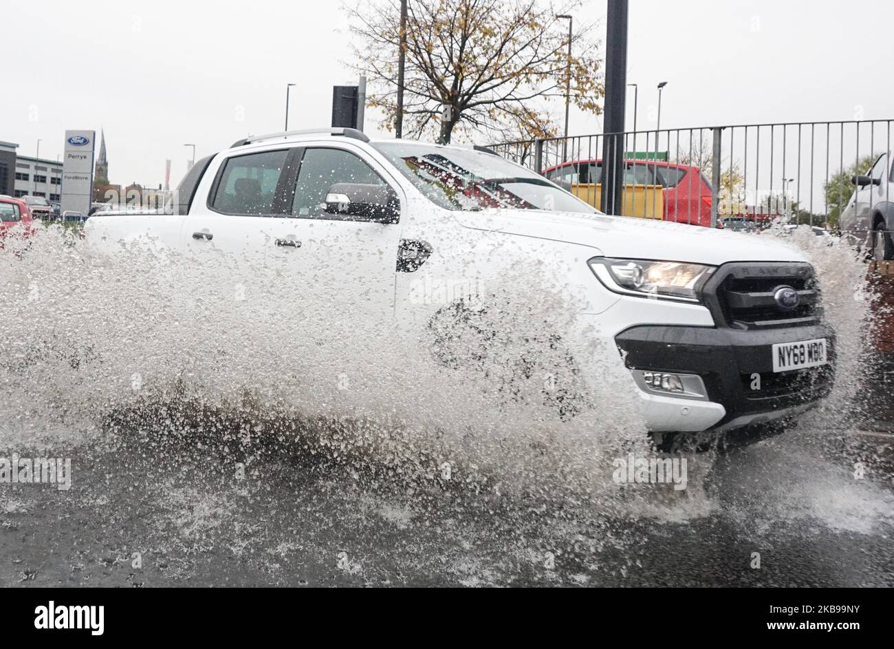 The A617 Chesterfield on Hornsbridge Island, is currently being closed ...