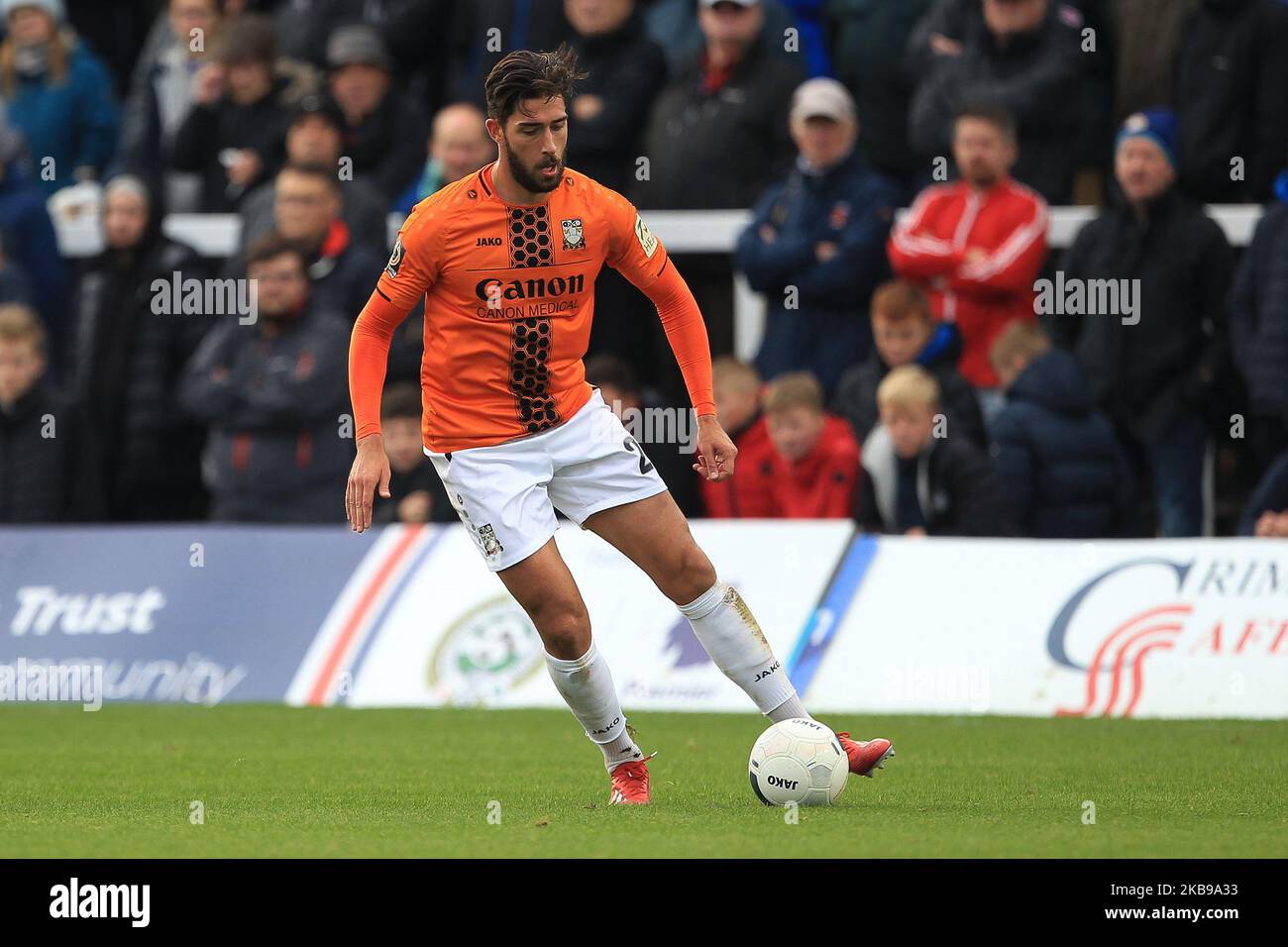 Dan Sweeney of Barnet during the Vanarama National League match between ...