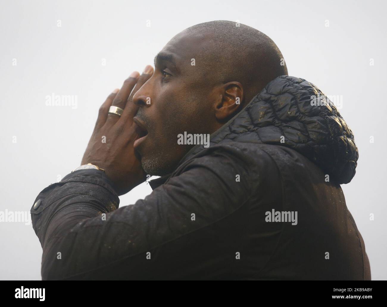 Sol Campbell New manager of Southend United during English Sky Bet ...