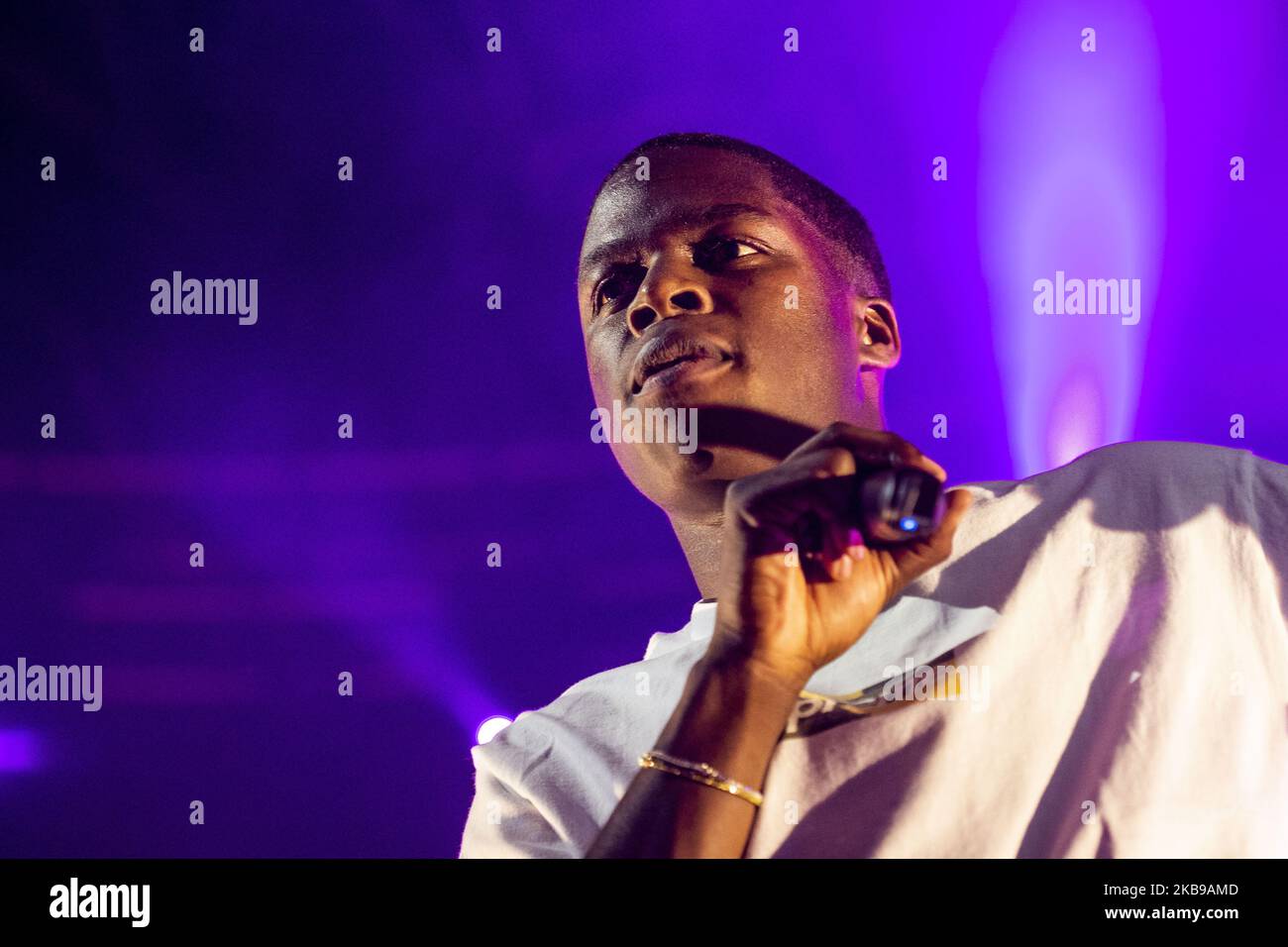 The canadian R&B singer and songwriter Daniel Caesar performs live at ...
