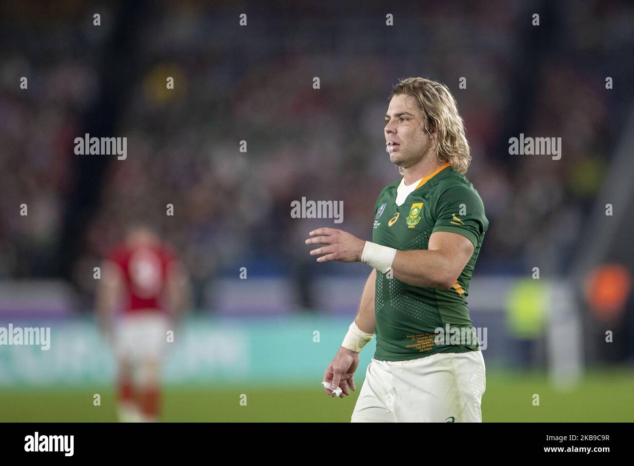 Faf De Klerk of South Africa during the Rugby World Cup 2019 Semi-Final ...