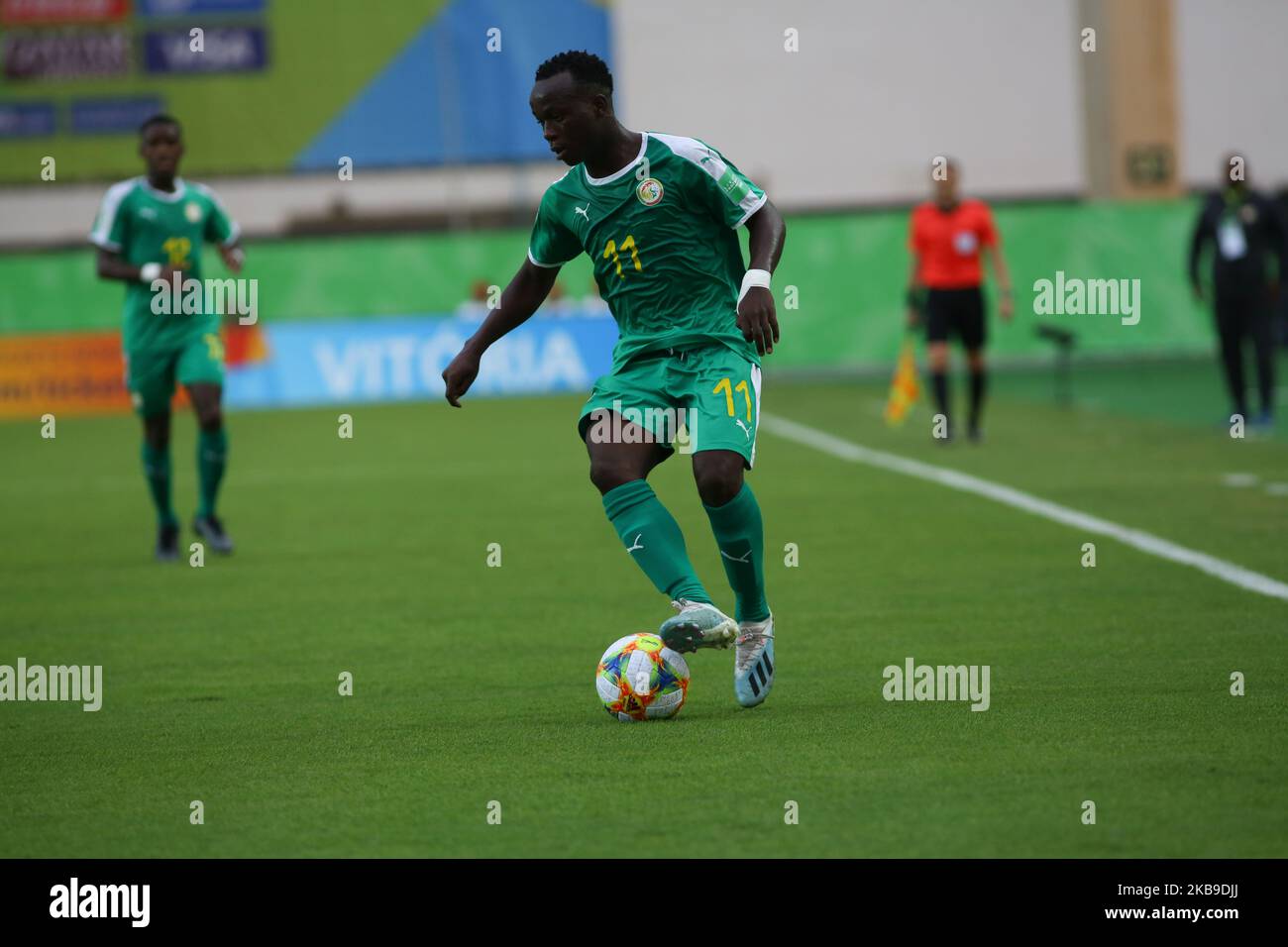 Samba Diallo of Senegal in action during the Group D Match between USA ...