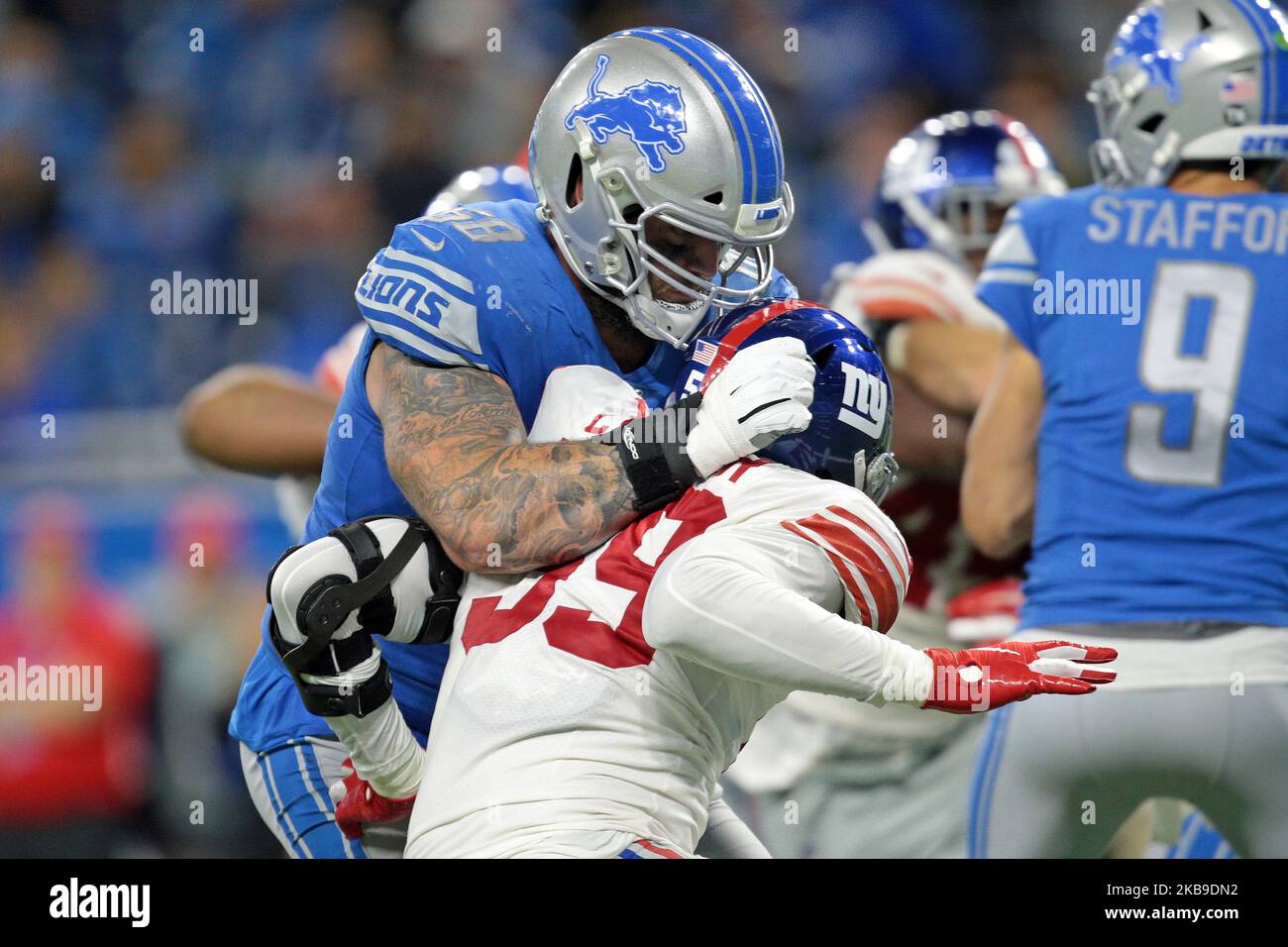 Taylor decker detroit lions hi-res stock photography and images - Alamy