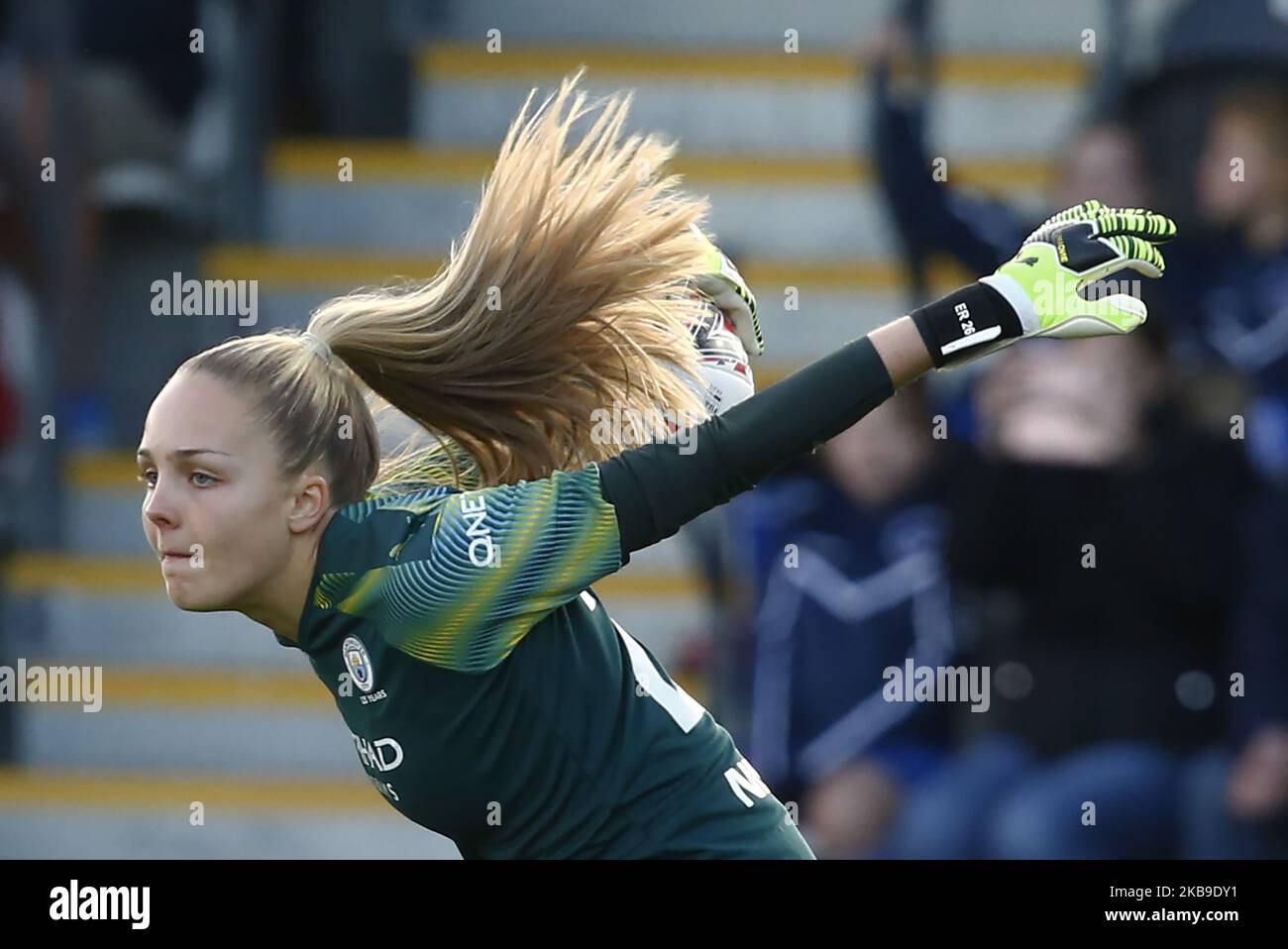 Ellie Roebuck Of Manchester City Wfc During Barclays Womens Super
