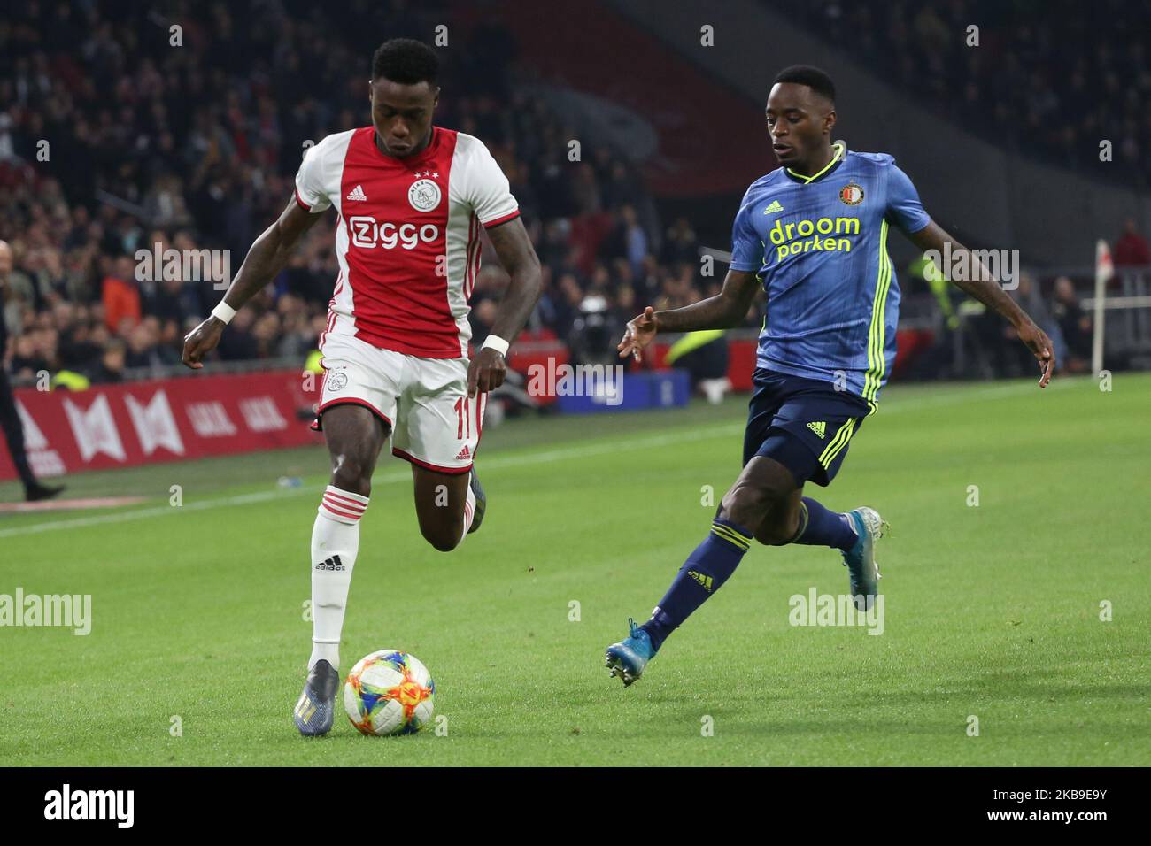 Quincy Promes (Ajax) pictured during the 2019/20 Eredivisie fixture ...