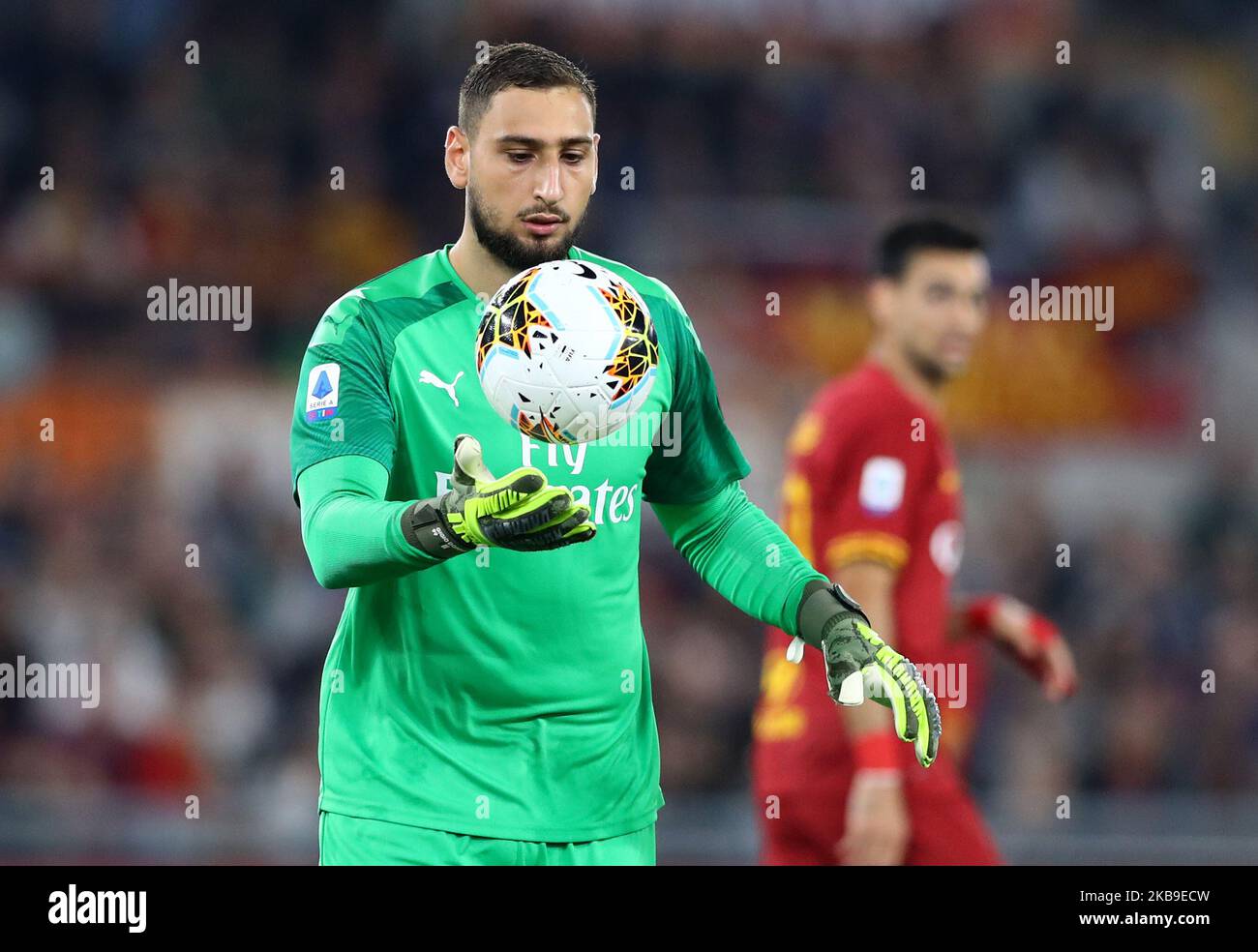 Gianluigi Donnarumma of Milan during the Serie A match AS Roma v Ac ...