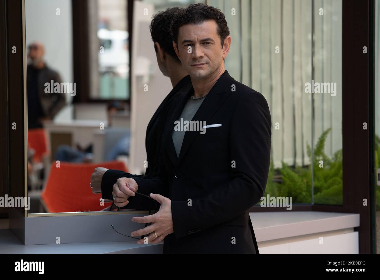 Vinicio Marchioni attends the photocall of the movie ' L'uomo del ...