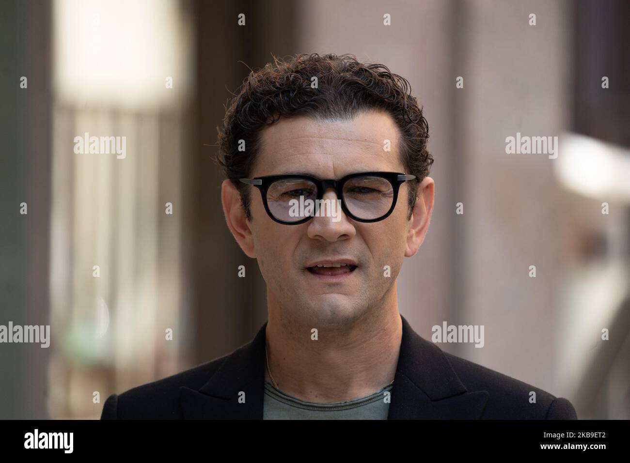 Vinicio Marchioni attends the photocall of the movie ' L'uomo del ...