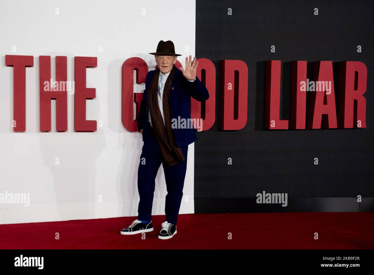 Ian McKellen attends The Good Liar World Premiere at the BFI Southbank ...