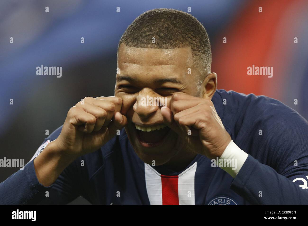 Kylian Mbappe of PSG during the French championship L1 football match ...