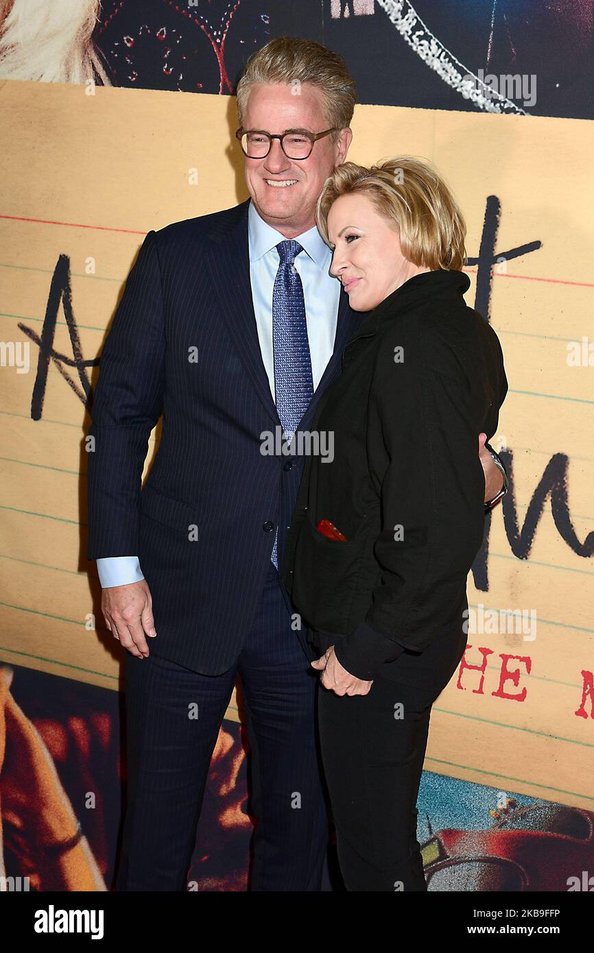 Joe Scarborough and Mika Brzezinski attend "Almost Famous" Broadway ...