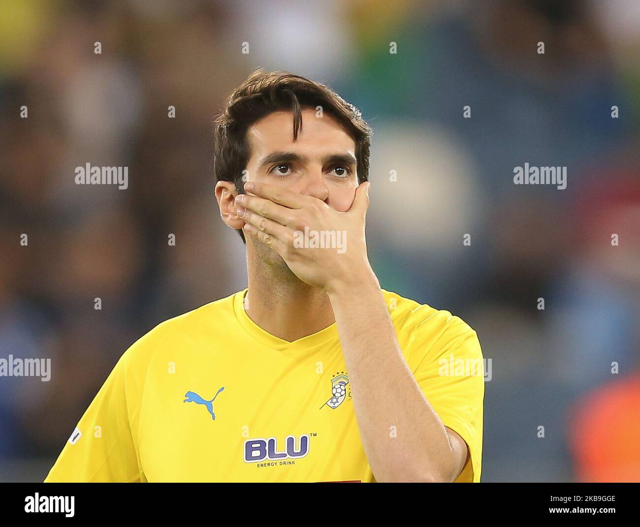 Former Brazilian footballer Kaka during the 'Shalom (peace) Game ...