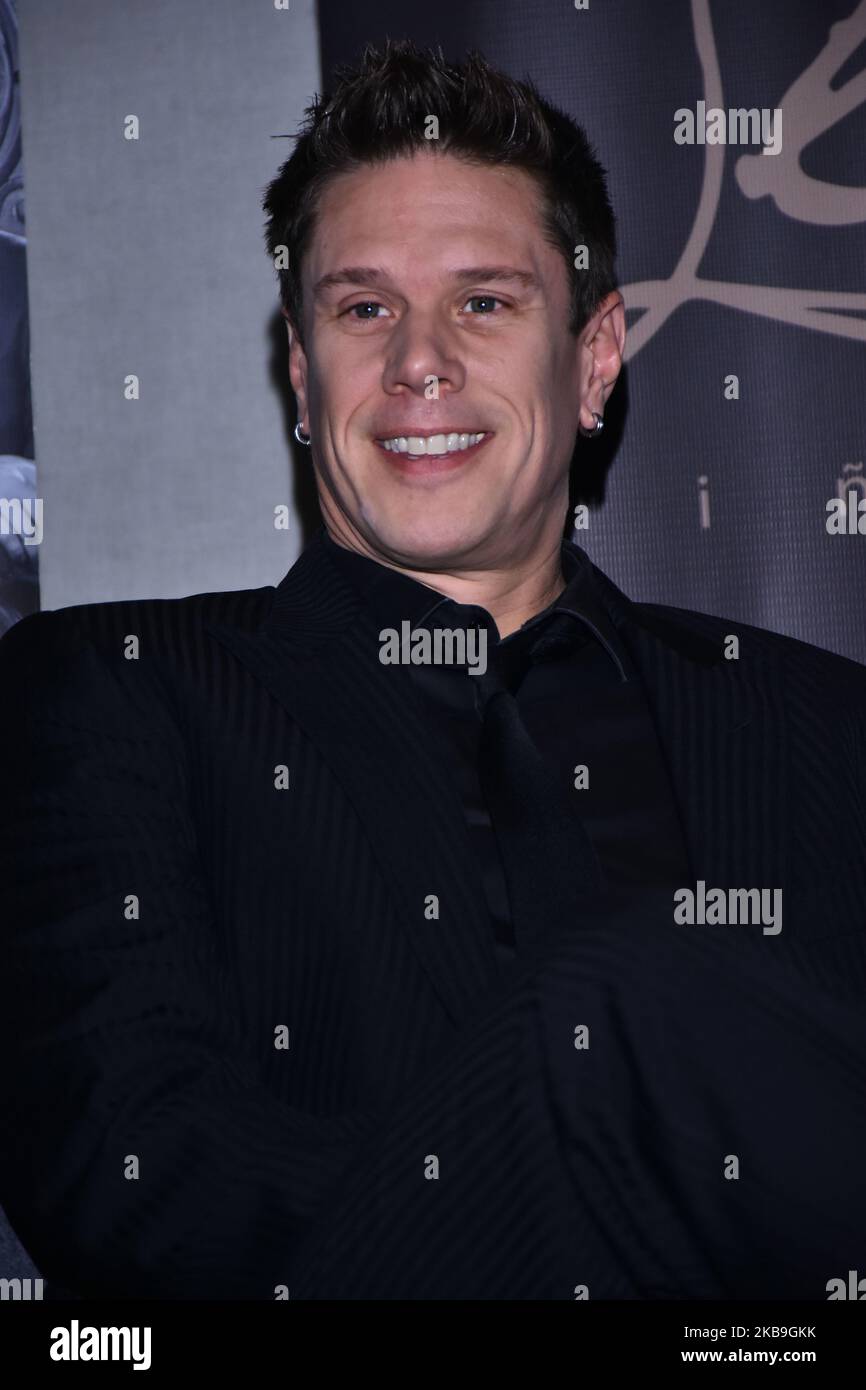 David Miller member of British Band ‘Il Divo’ speaks during a press ...