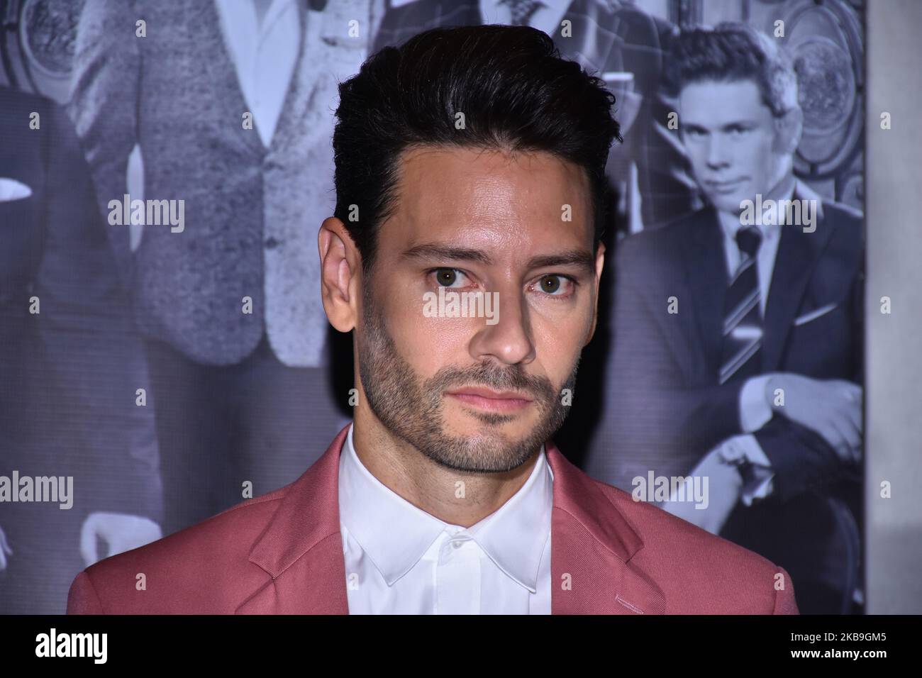 Urs Buhler member of British Band ‘Il Divo’ speaks during a press conference to promote his ...