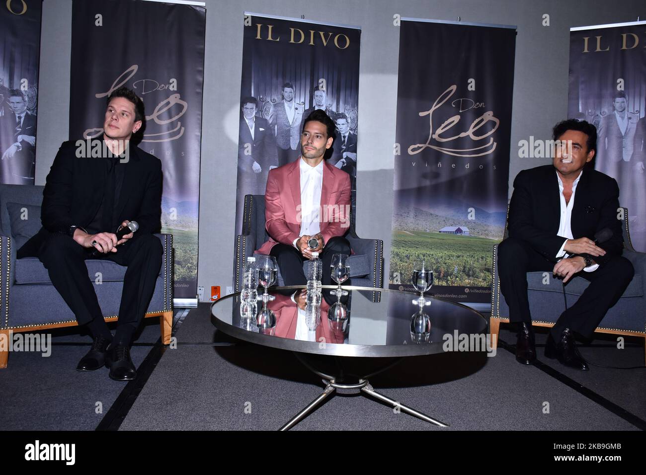 (L-R) David Miller, Urs Buhler, Carlos Marin members of British Band ...