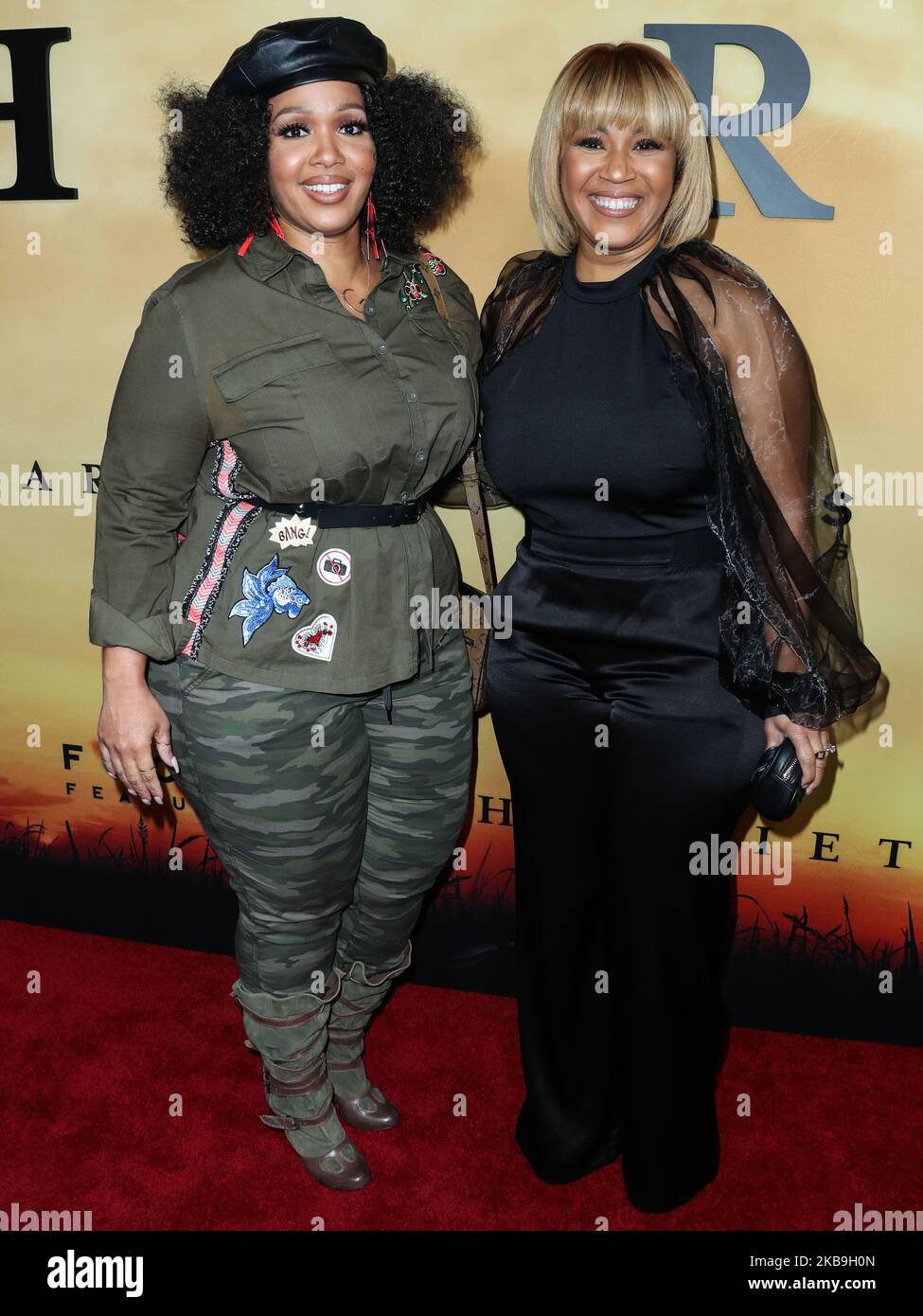 LOS ANGELES, CALIFORNIA, USA - OCTOBER 29: Shanta Atkins and Erica ...