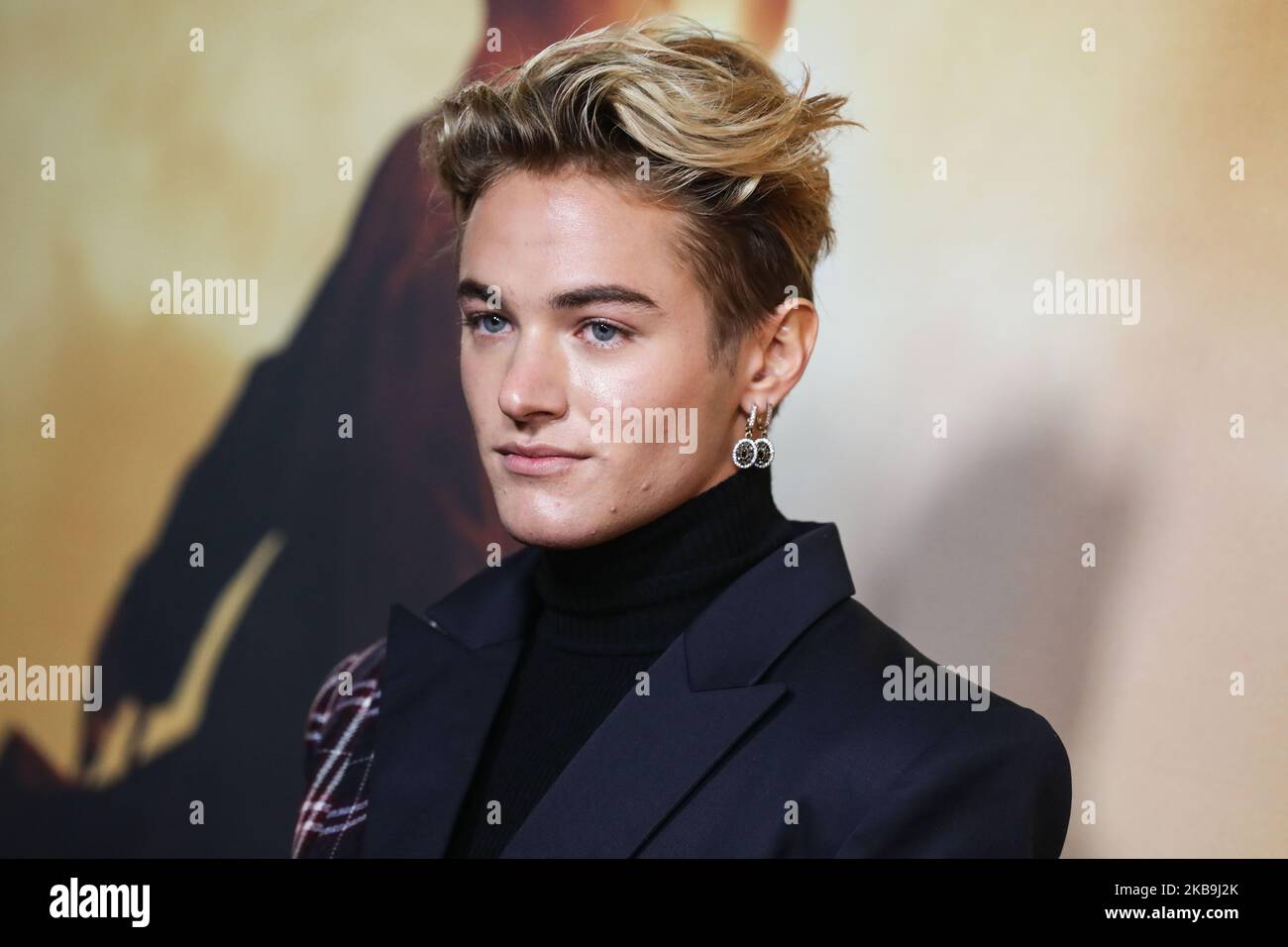 LOS ANGELES, CALIFORNIA, USA - OCTOBER 29: Mitchell Hoog arrives at the ...