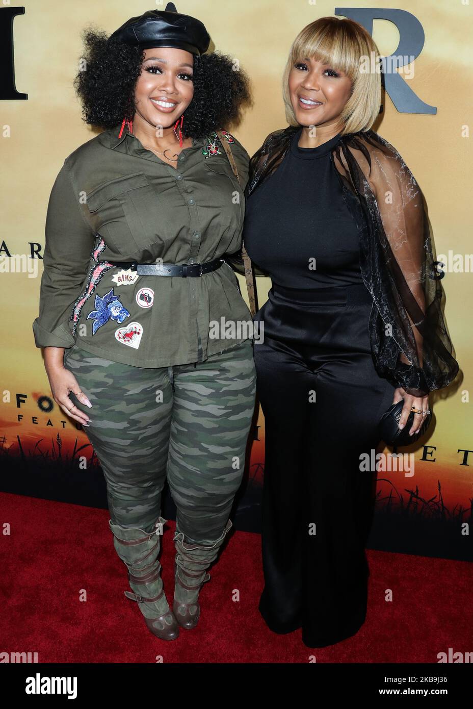 LOS ANGELES, CALIFORNIA, USA - OCTOBER 29: Shanta Atkins and Erica ...