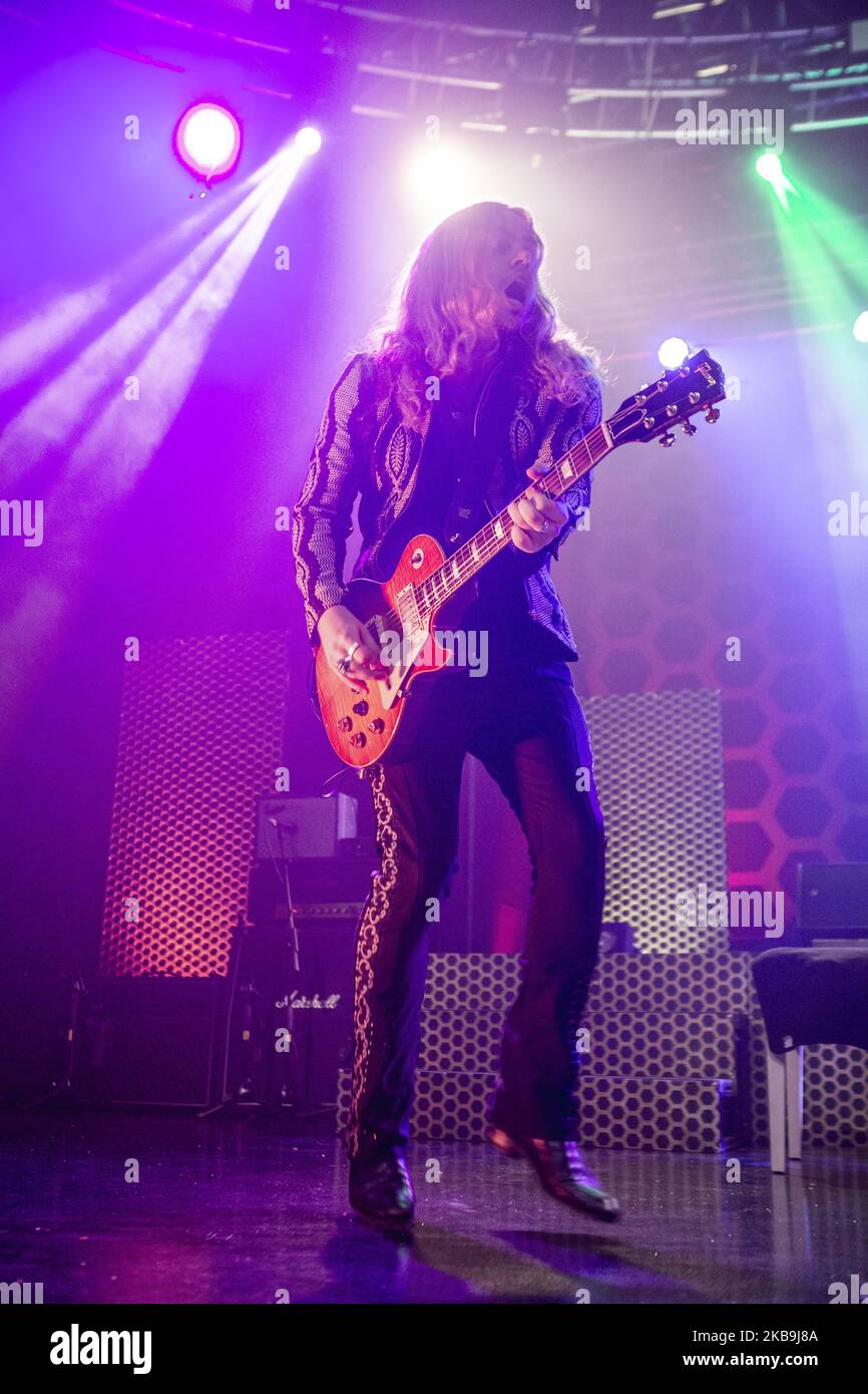 Adam Slack of the british glam rock band The Struts perform live at ...