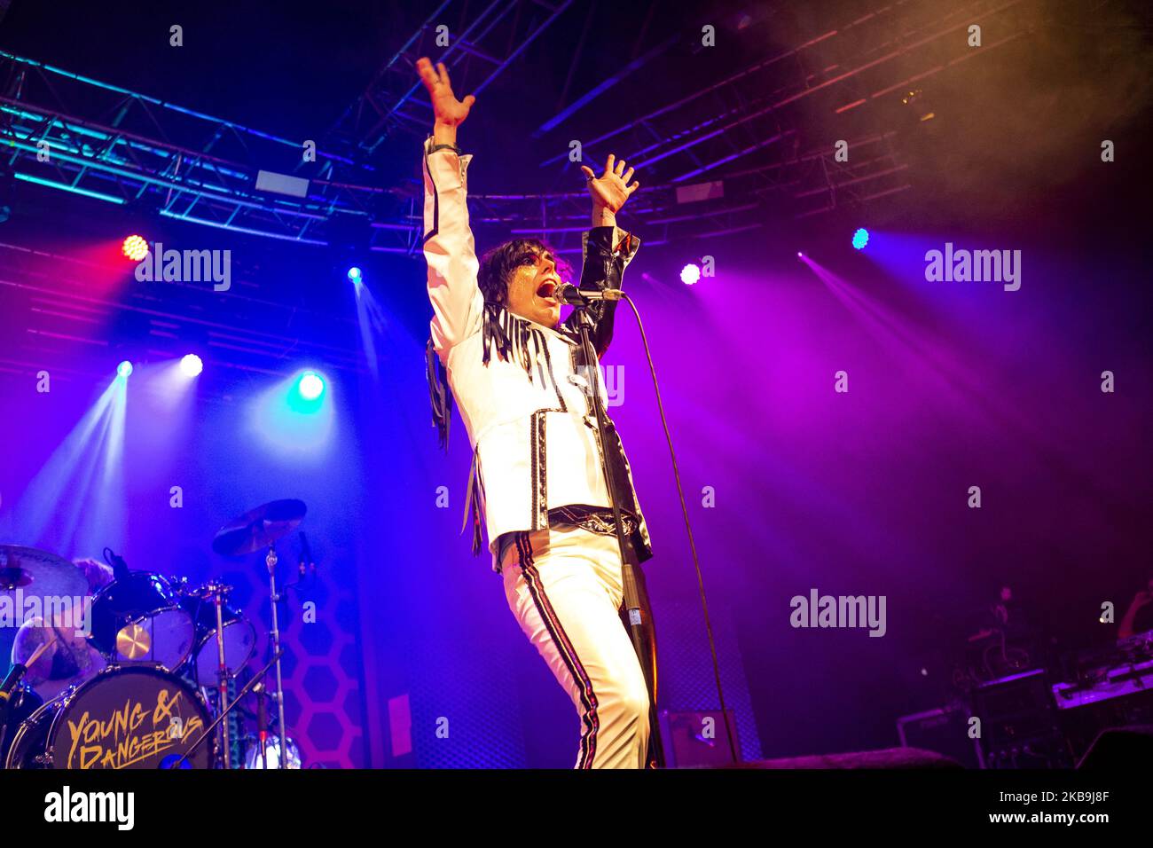 Luke Spiller of the british glam rock band The Struts perform live at ...